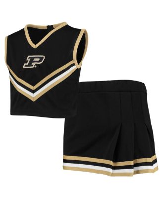 Big Girls Black Purdue Boilermakers Two-Piece Cheer Set - Macy's