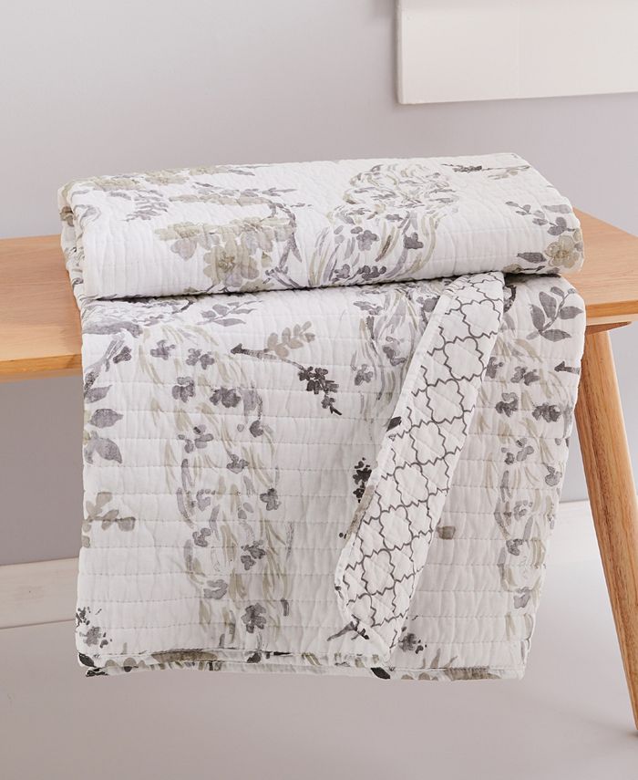 Levtex Pisa Reversible Quilted Throw, 50" x 60" - Macy's