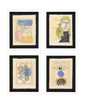 Lepal I Framed Art, Set of 4 - Macy's