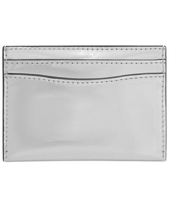 COACH Essential Metallic Leather Card Case - Macy's
