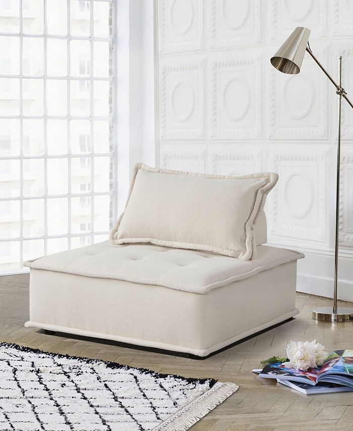 Homelegance White Label Alexia 40" Modular Accent Chair - Macy's
