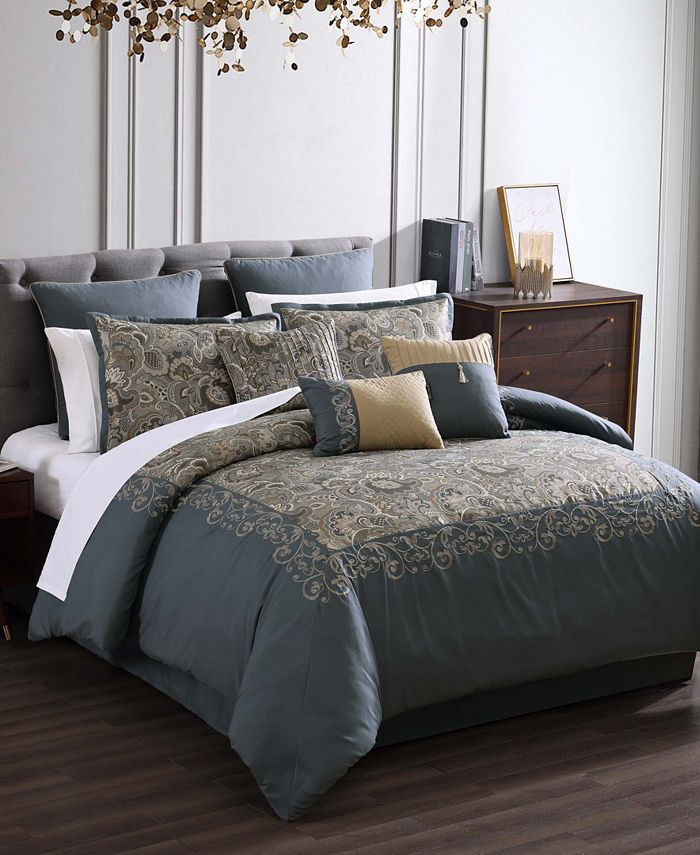 Riverbrook Home Coley 9 Piece Comforter Set, Queen - Macy's