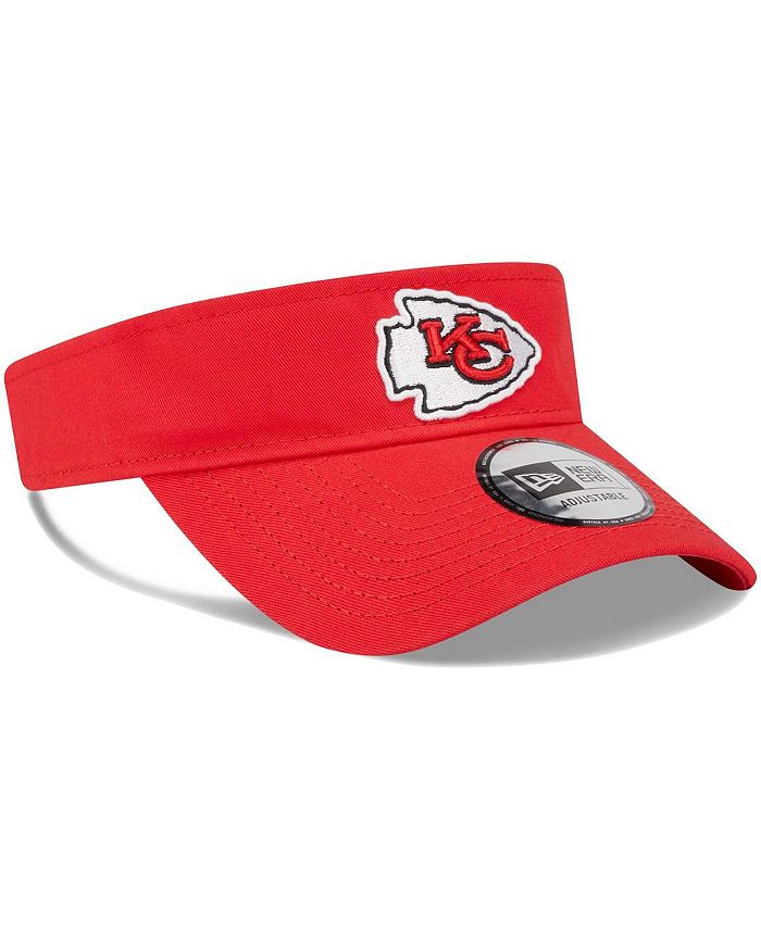 New Era Men's Red Kansas City Chiefs Main Adjustable Visor - Macy's