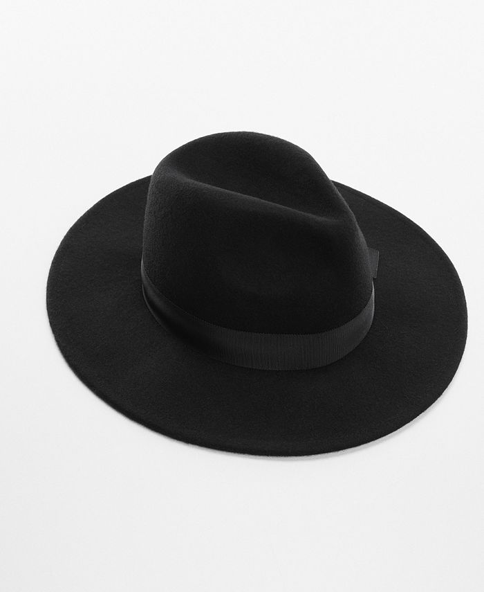 MANGO Women's Woolen Ribbon Hat - Macy's