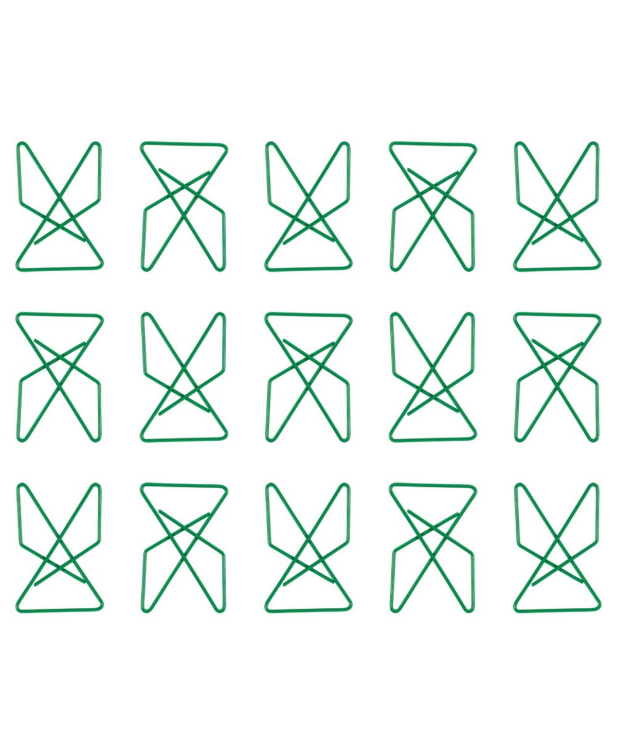 Jam Paper Colorful Butterfly Clips Paper Clamps In Green | ModeSens