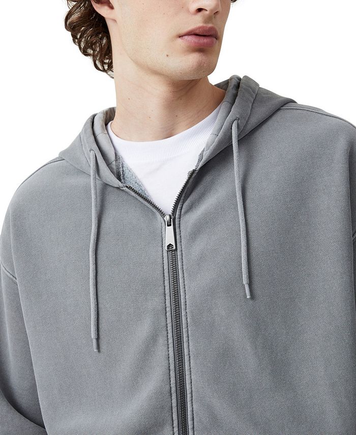 COTTON ON Men's Oversized Zip Up Hoodie - Macy's