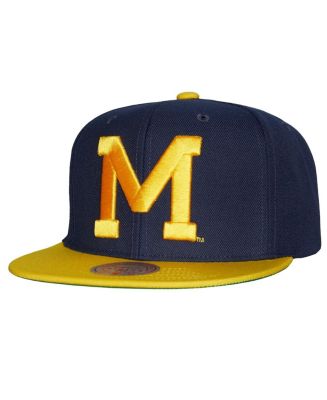 Men's Mitchell & Ness Navy, Maize Michigan Wolverines 2-Tone 2.0 ...