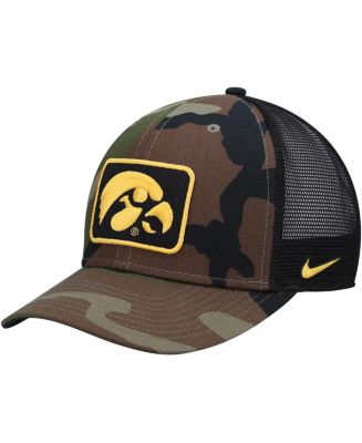 Men's Nike Camo, Black Iowa Hawkeyes Classic99 Trucker Snapback Hat ...