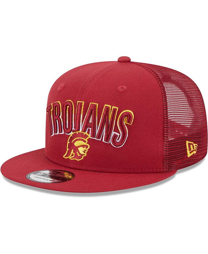 New Era Men's Cardinal USC Trojans Grade Trucker 9FIFTY Snapback Hat ...