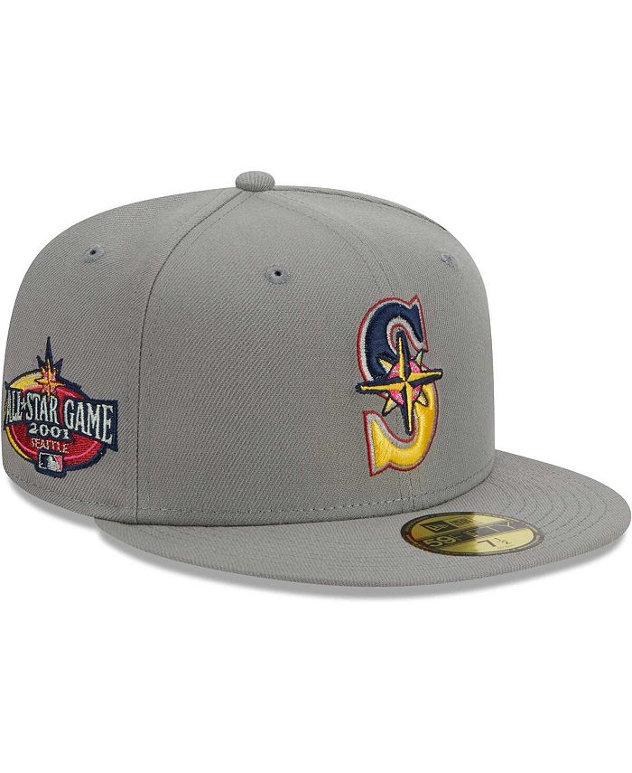New Era Men's Gray Seattle Mariners Color Pack 59FIFTY Fitted Hat - Macy's