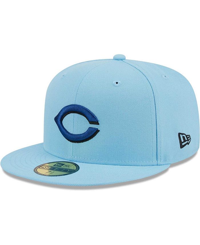 New Era Men's Light Blue Cincinnati Reds 59FIFTY Fitted Hat - Macy's