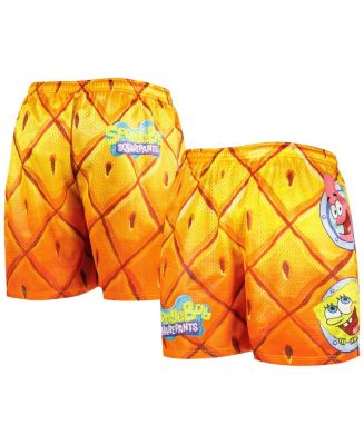 Men's Chalk Line Orange SpongeBob SquarePants Shorts - Macy's