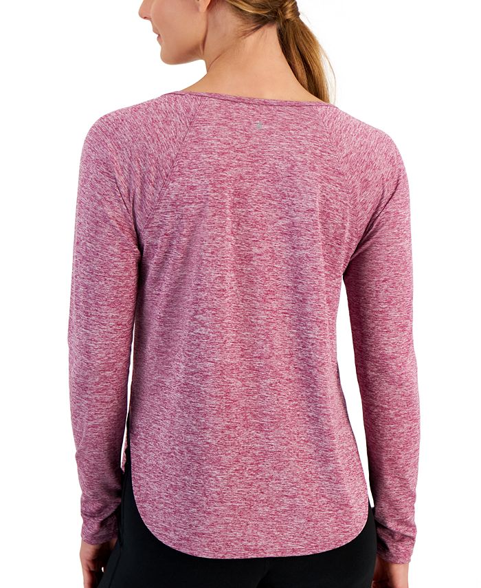 ID Ideology Women's Long-Sleeve Performance Top, Created for Macy's ...