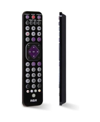 Universal Remote Control Rechargeable - Black - Macy's