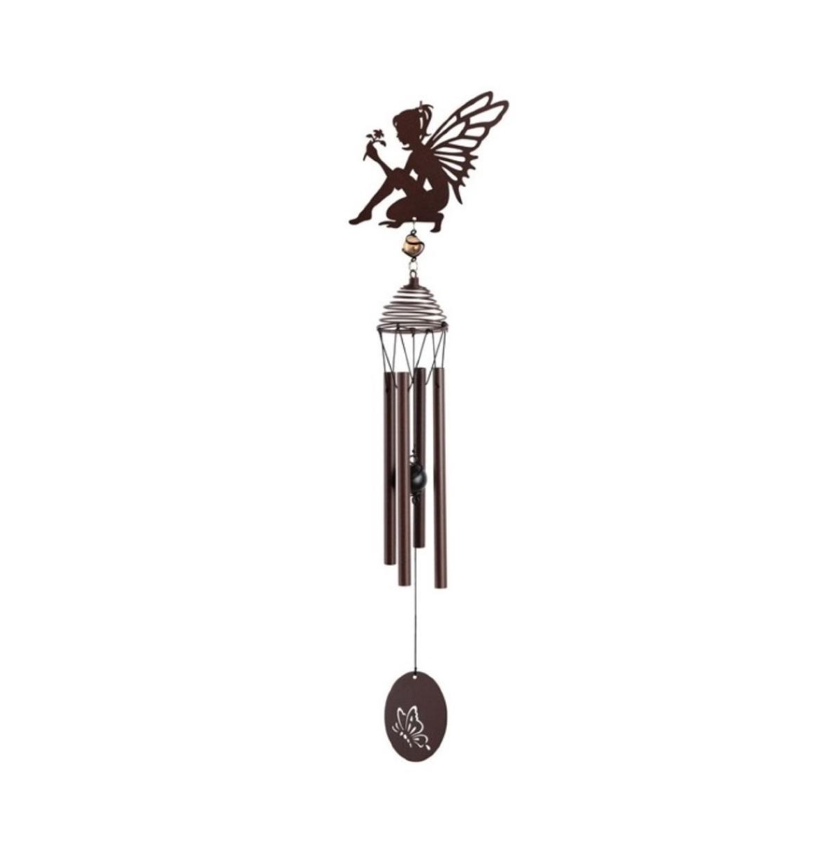 Click here for 27 Long Metal Brown Fairy Wind Chime - Brown prices