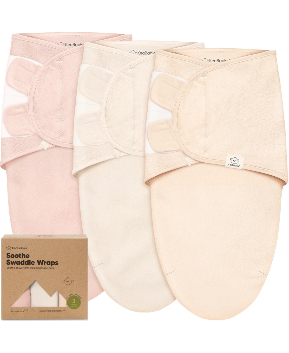 Click here for KeaBabies 3pk Soothe Baby Swaddle  Organic Baby Sw... prices