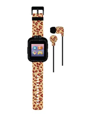 Playzoom Kids Leopard Silicone Smartwatch 42mm Gift Set - Macy's