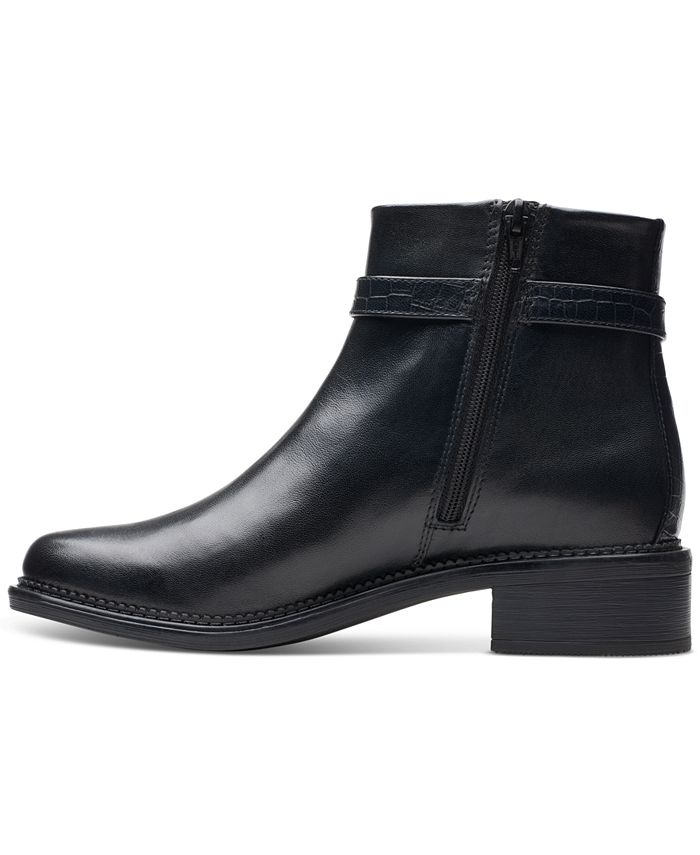 Clarks Women's Maye Grace Buckled Ankle Booties - Macy's