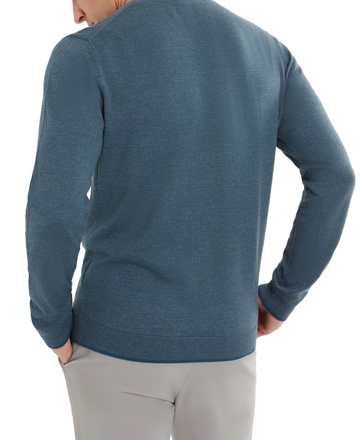 Kenneth Cole Men's Slim Fit Lightweight Crewneck Pullover Sweater - Macy's