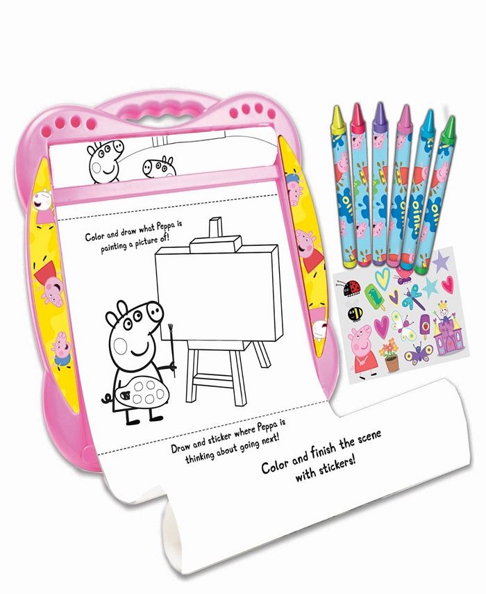 Peppa Pig Roll Desk activity Set - Macy's
