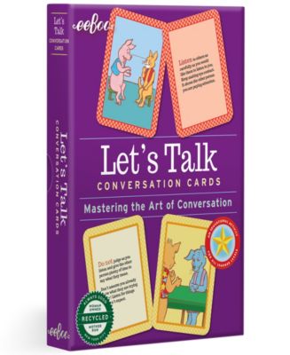 Eeboo Let's Talk Conversation Cards - Macy's