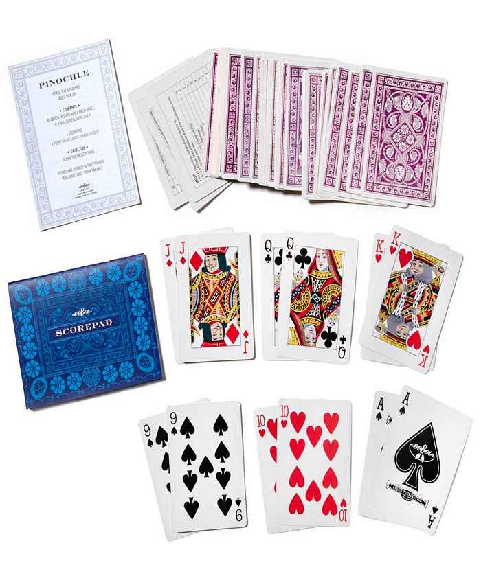 Eeboo Pinochle Playing Card Set - Macy's