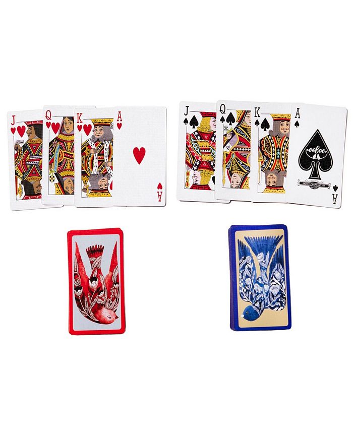 Eeboo Malin's Birds Bridge Playing Card Set - Macy's