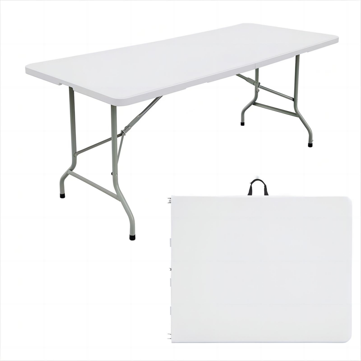 Click here for Sugift 6ft Portable Plastic Rectangular Folding Ta... prices