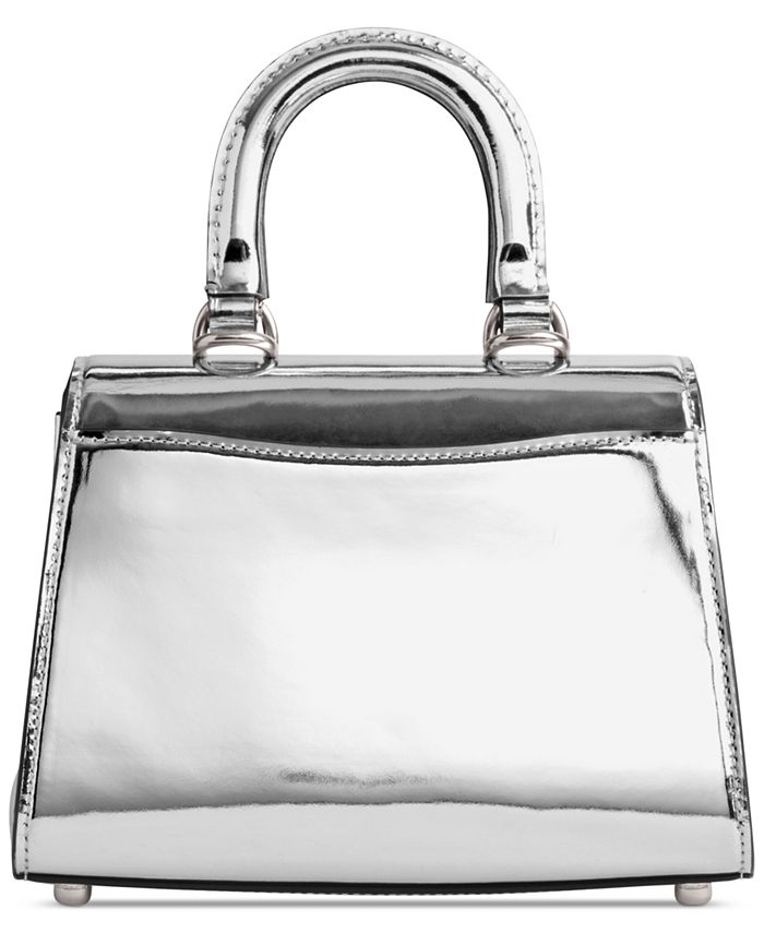 COACH Mirror Metallic Leather Small Sammy Top Handle 21 - Macy's