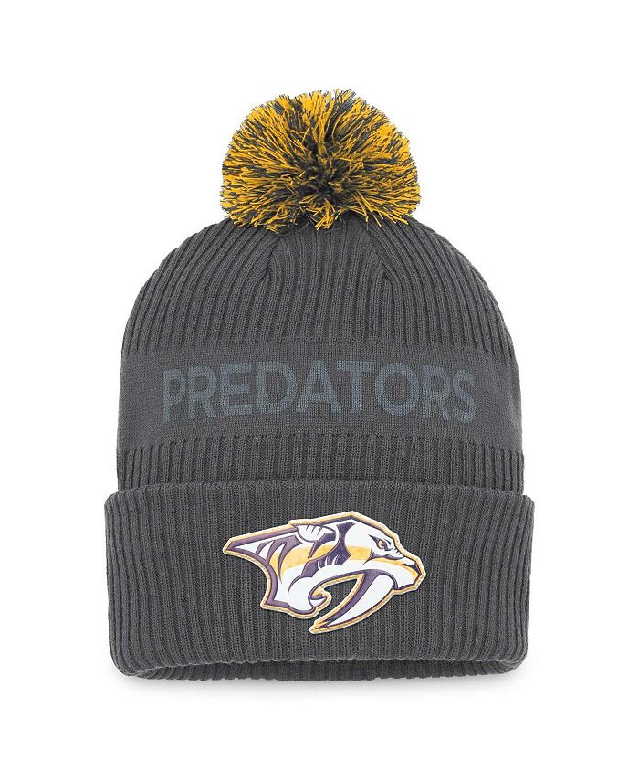 Fanatics Men's Charcoal Nashville Predators Authentic Pro Home Ice ...