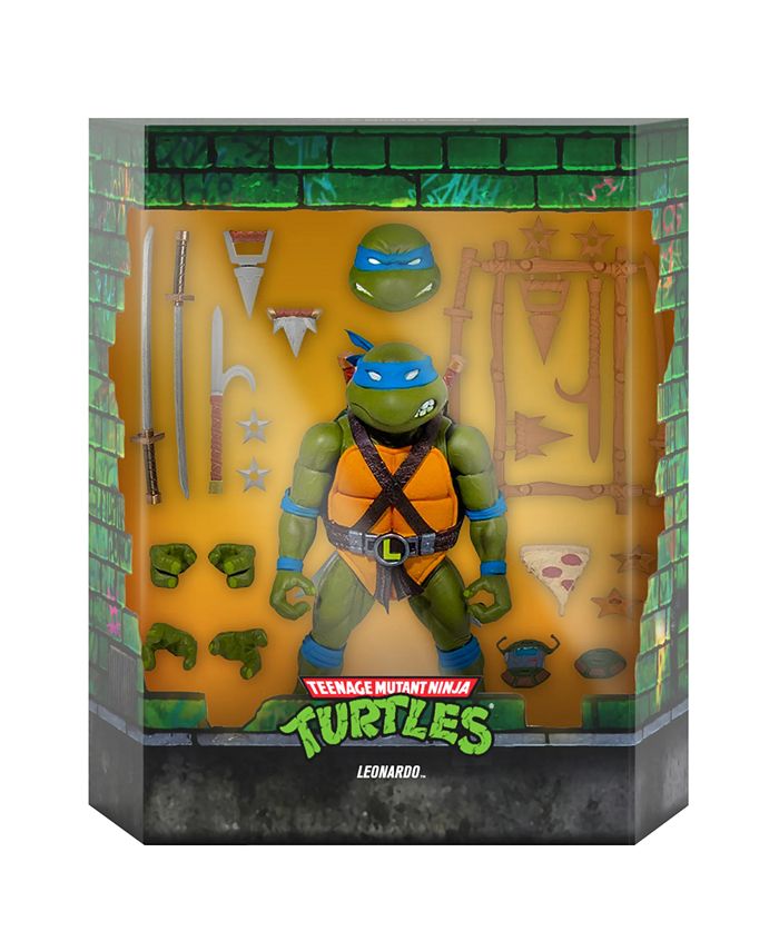 Super 7 Teenage Mutant Ninja Turtles Leonardo 7" Ultimates, Action ...