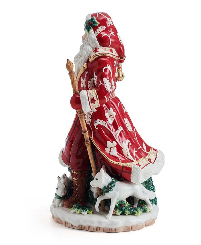 Fitz and Floyd Studio Collection 12.75-Inch Town & Country Santa Figurine, 12.75-inch - Macy's