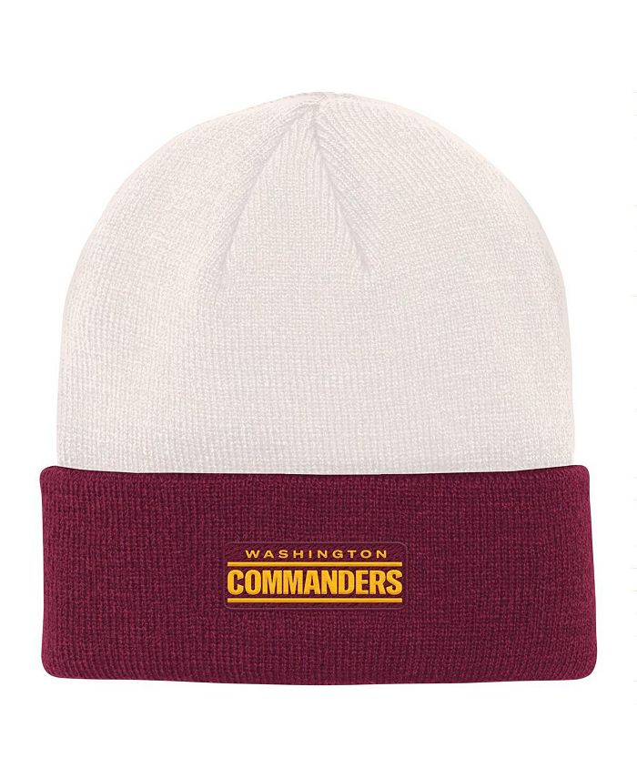 Outerstuff Big Boys and Girls Cream, Burgundy Washington Commanders ...