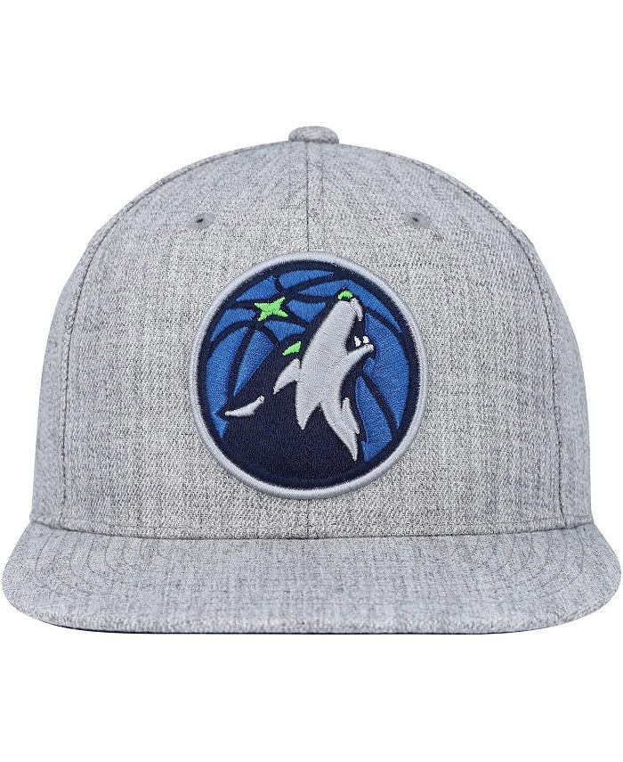 Mitchell & Ness Men's Heather Gray Minnesota Timberwolves Hardwood ...