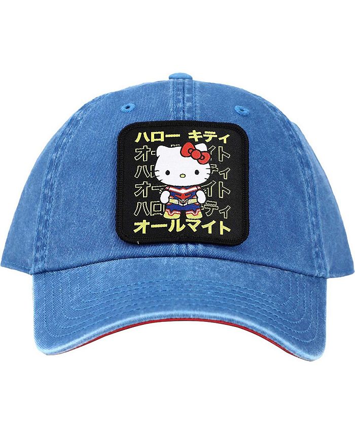 Bioworld Men's Blue Hello Kitty x My Hero Academia Adjustable Hat - Macy's