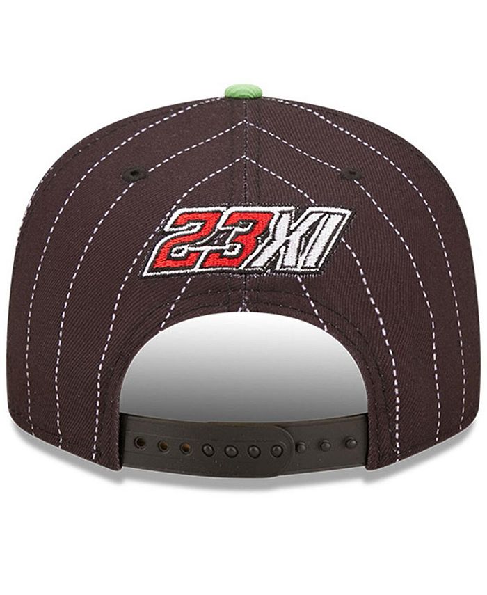 New Era Men's Black, Green Kurt Busch 23XI Racing Pinstripe Number ...