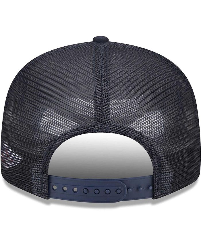 New Era Men's Navy Michigan Wolverines Grade Trucker 9FIFTY Snapback ...