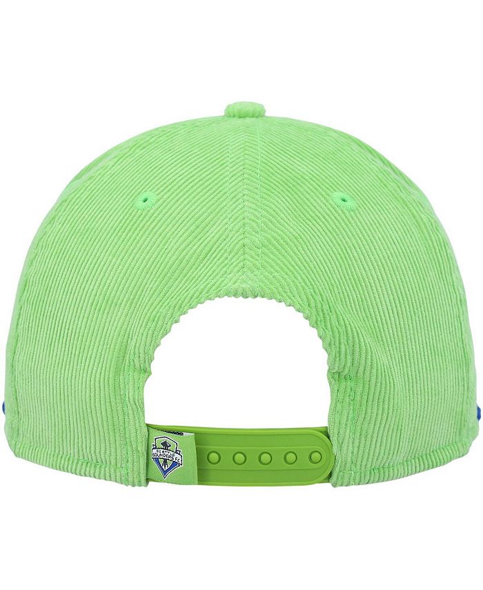 New Era Men's Green Seattle Sounders FC Corduroy Golfer Adjustable Hat ...