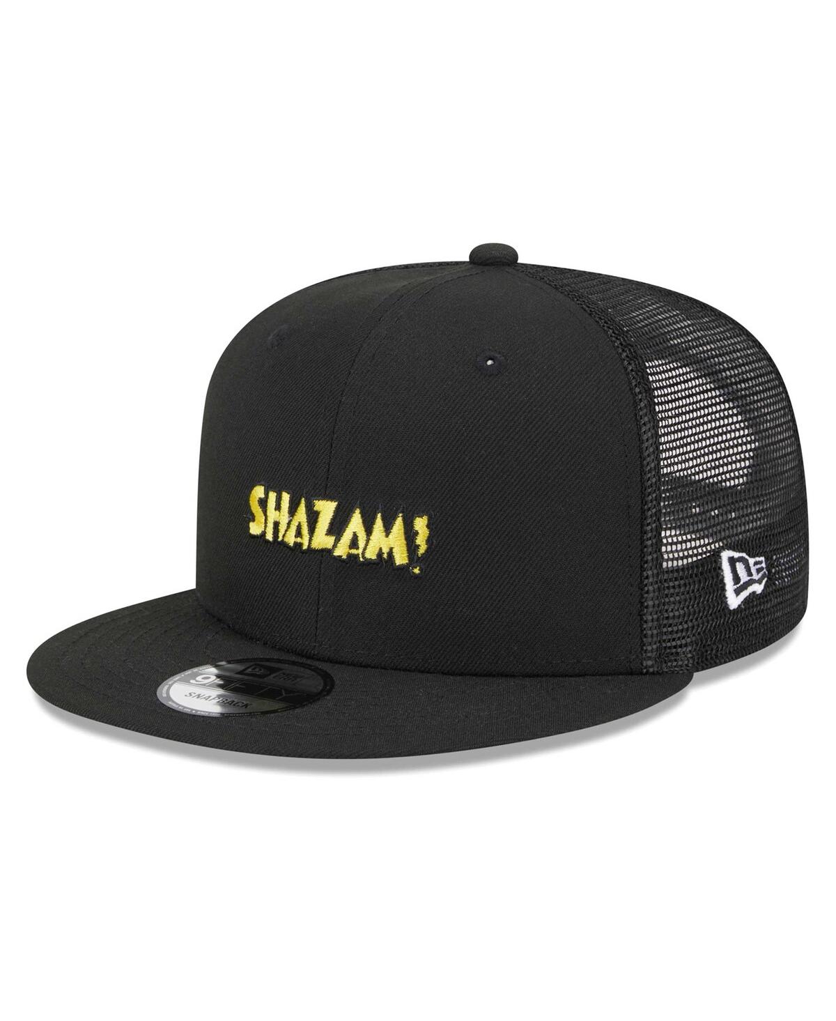 Click here for Mens New Era Black Shazam! Trucker 9FIFTY Snapback... prices