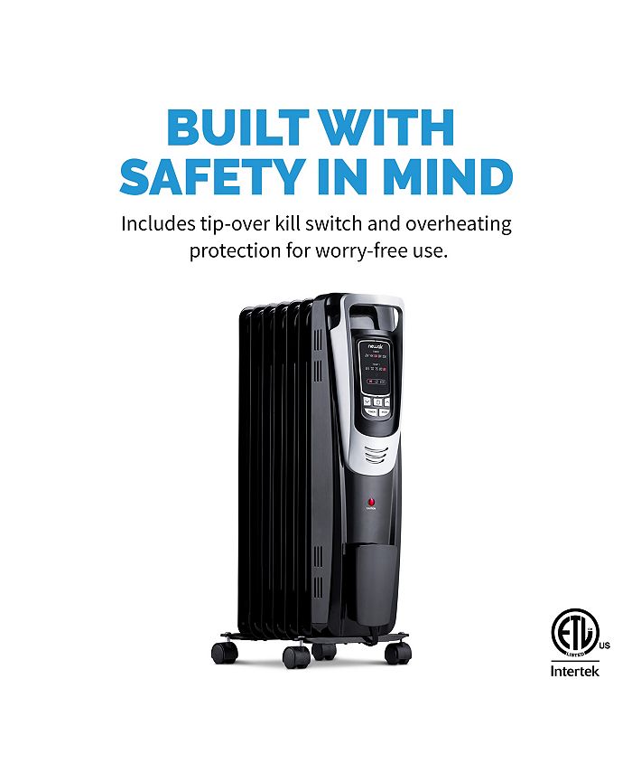 Newair Portable Oil Filled Radiator Space Heater, 150 sq. ft. with ...