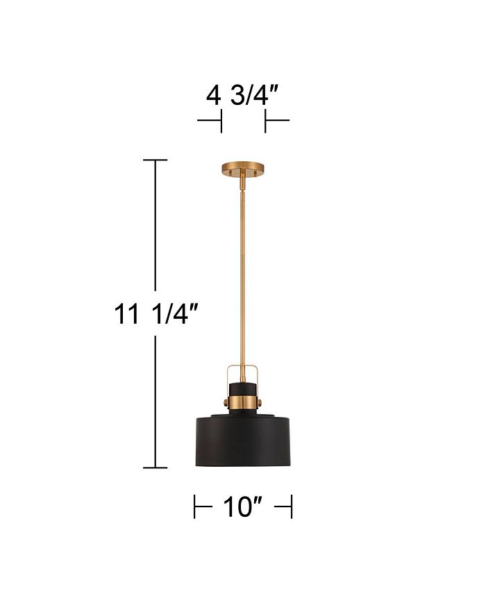 Possini Euro Design Courtney Soft Gold Mini Pendant Lighting 10" Wide ...