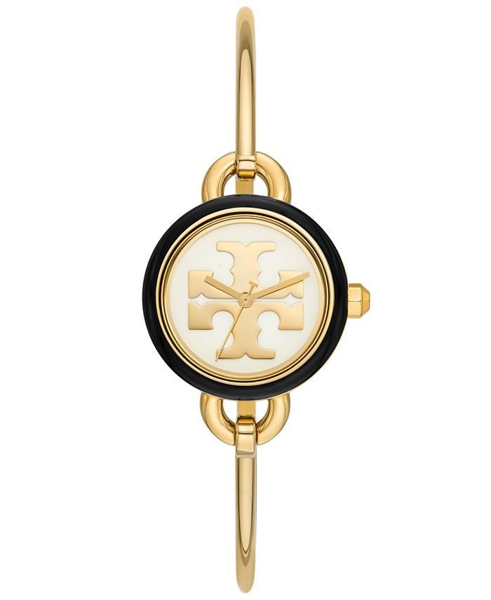 Tory Burch Women's The Miller Gold-Tone Stainless Steel Bangle Bracelet ...