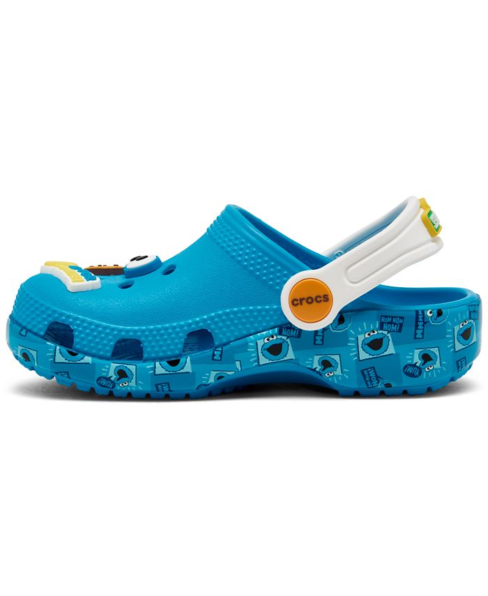 Crocs Toddler Kids Sesame Street Cookie Monster Classic Clogs from ...