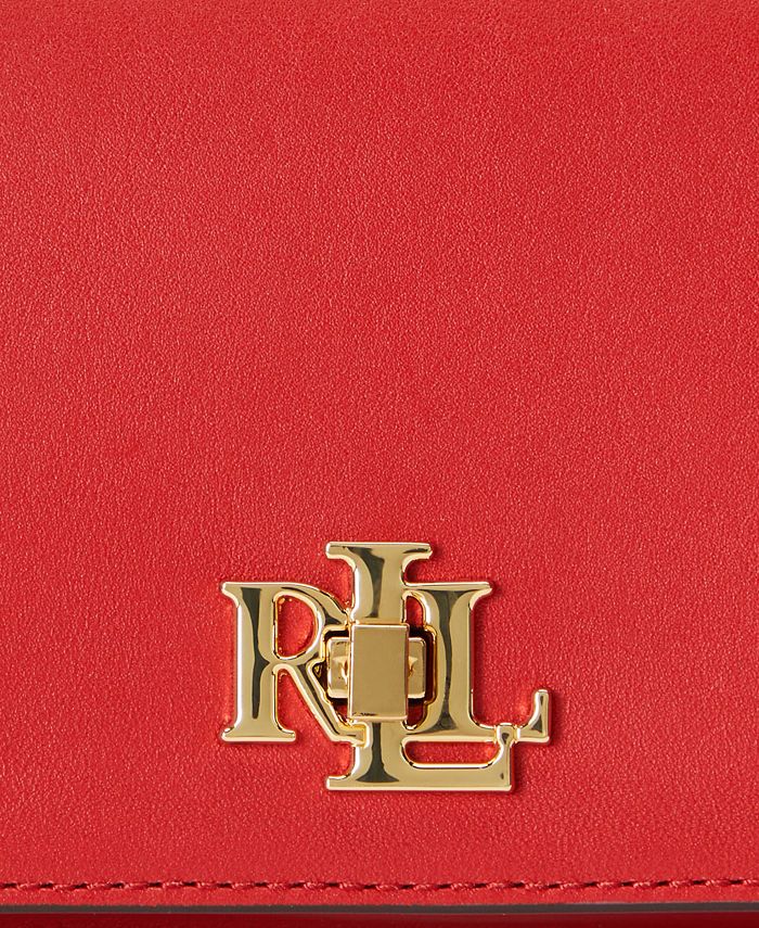 Lauren Ralph Lauren Leather Crossbody Tech Case - Macy's