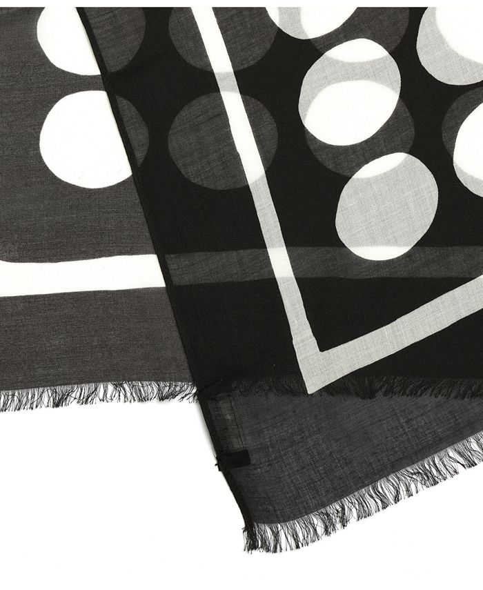 kate spade new york Art Dot Oblong Scarf - Macy's