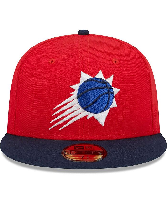 New Era Men's Red, Navy Phoenix Suns 59FIFTY Fitted Hat - Macy's