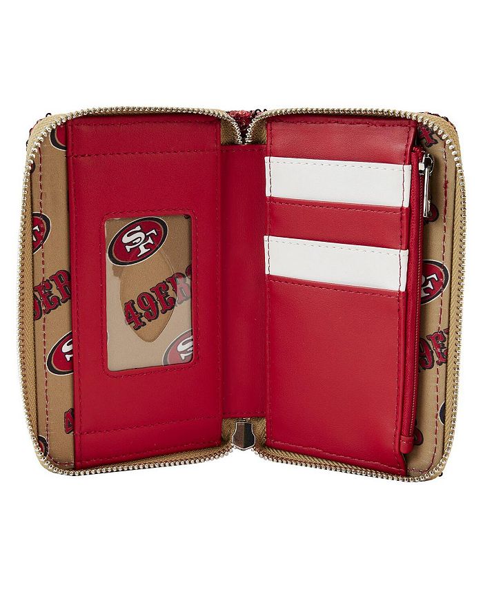 Loungefly Women's San Francisco 49ers Sequin Zip-Around Wallet - Macy's