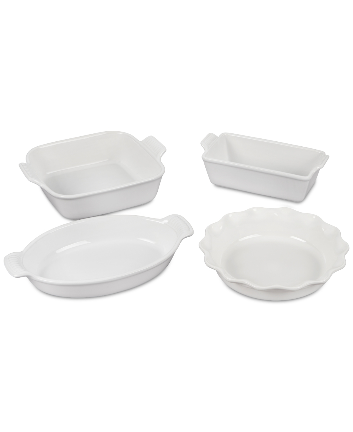 Click here for Le Creuset Stoneware 4-Pc. Heritage Bakeware Essen... prices
