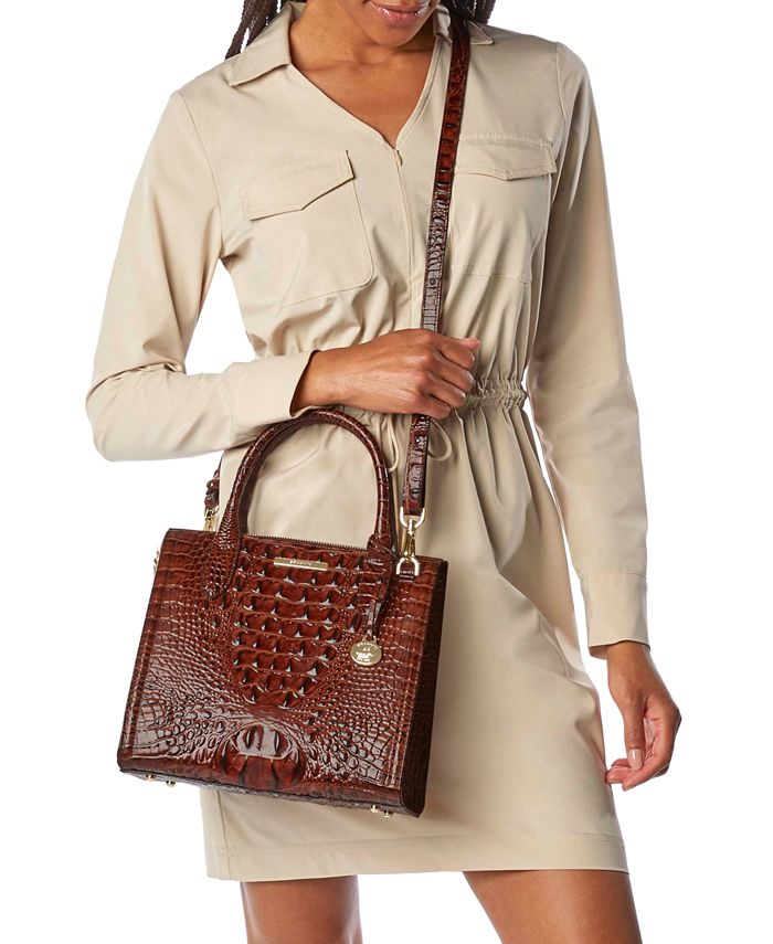 Brahmin Small Caroline Mulberry Potion Cimorene Leather Satchel - Macy's