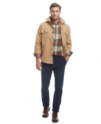 Weatherproof Vintage Men's Unlined Shirt Jacket, Antique-Like Flannel ...